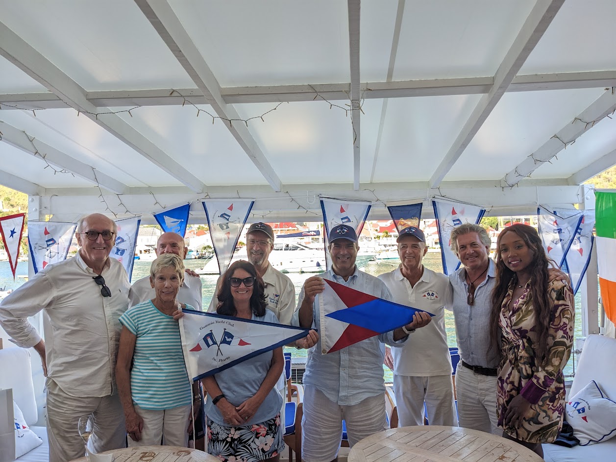 Gustavia Yacht Club welcomes visitors from Catalina Island Yacht Club ...